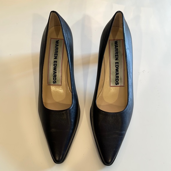 Shoes | Warren Edwards Leather Heels See Sizing | Poshmark